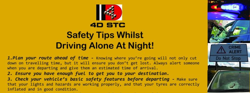 Safety Tips Whilst Driving Alone At Night – 4D House